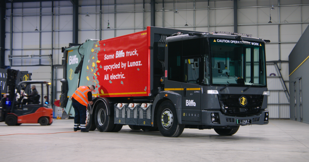 Biffa and Lunaz to up-cycle and electrify bin lorry fleet - FleetPoint