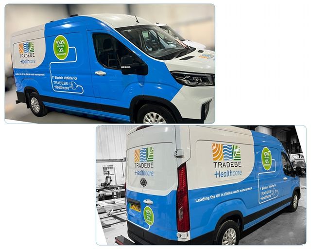 Tradebe Healthcare partners with Fraikin for its first electric van